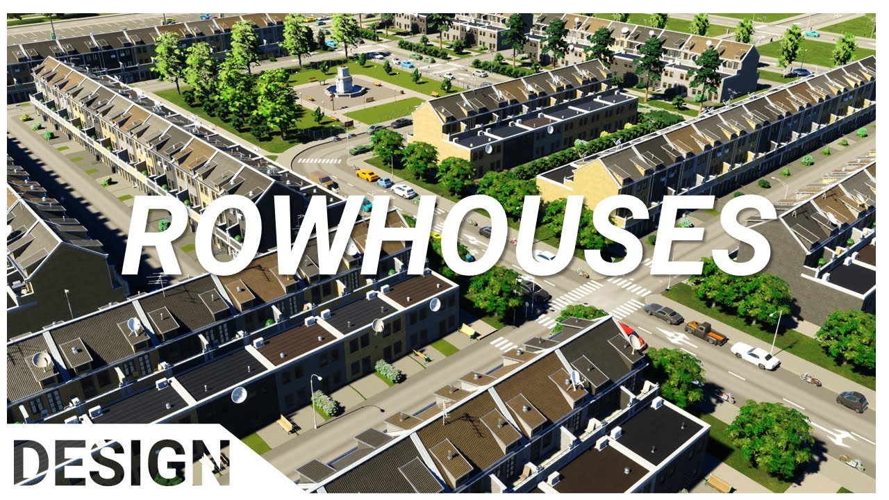 Episode 5: Fresh Grid Layout for Rowhouses in Cities Skylines 2 ...