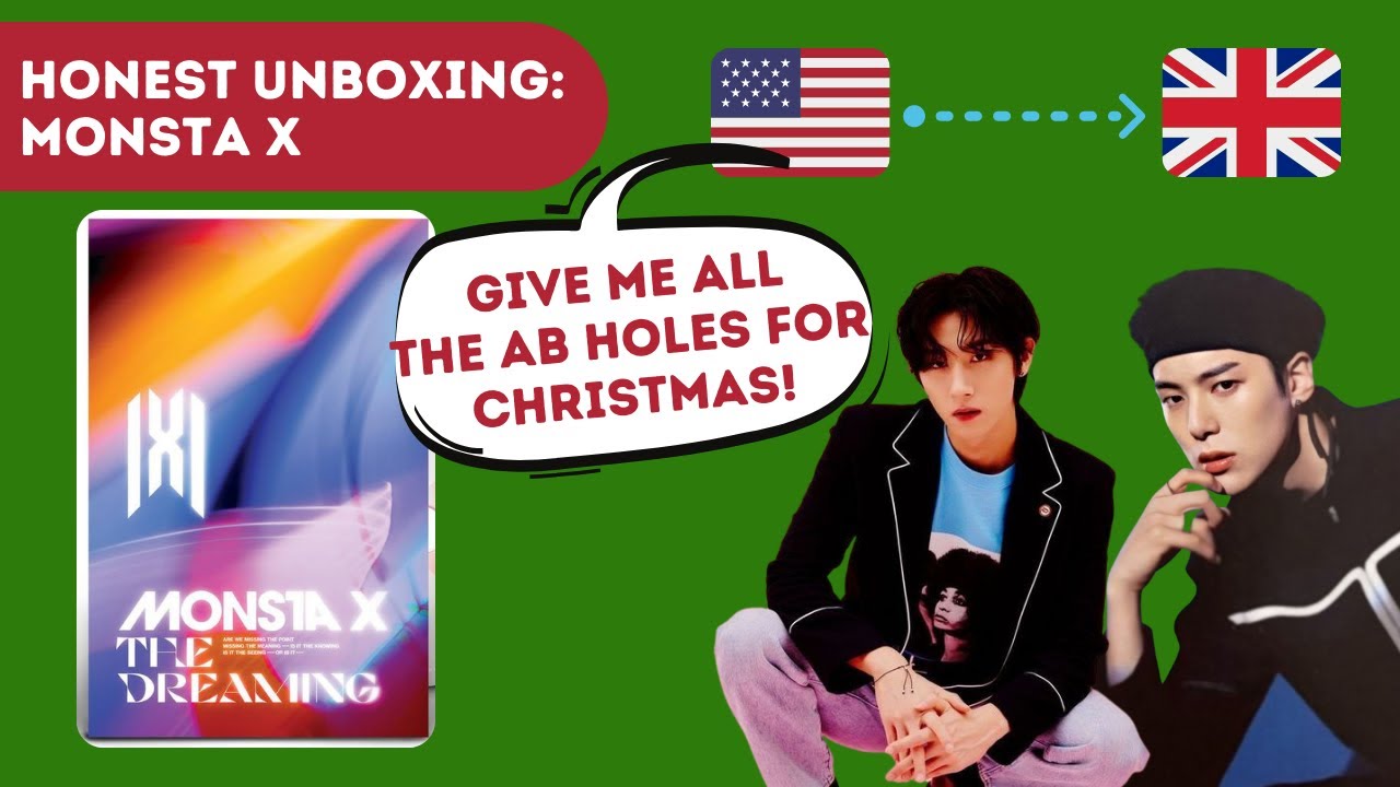 A Christmas Day Unboxing - Monsta X The Dreaming Version 3 - YouTube