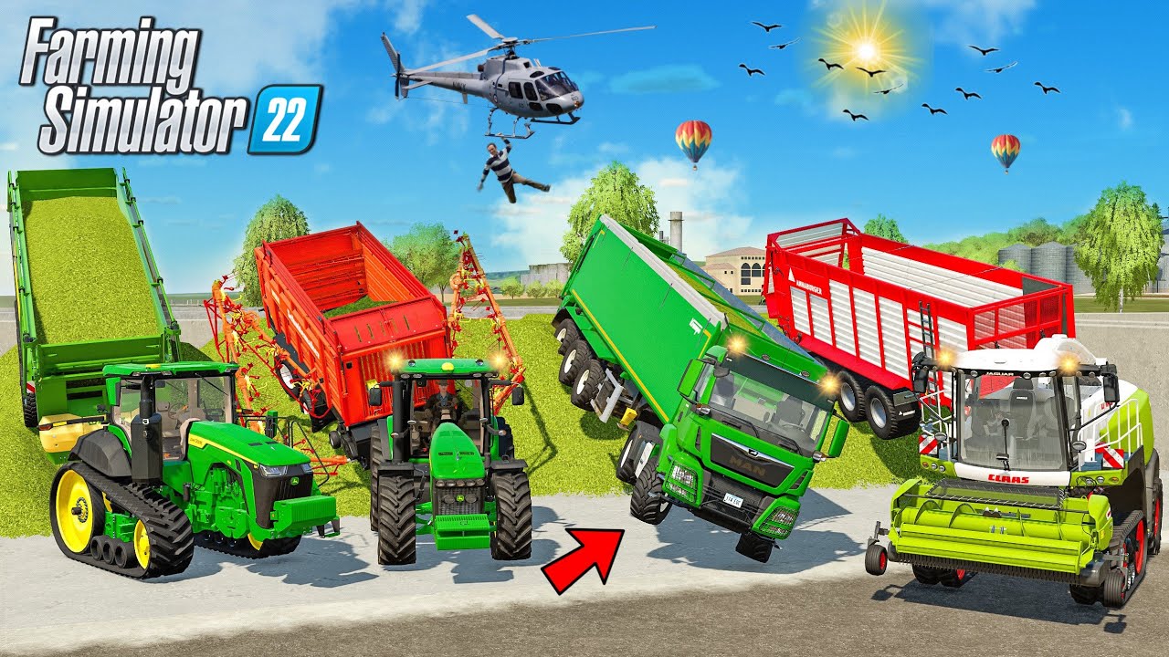 1Million GRASS Convert To CHAFF with CONVERSION SILOS IN FS22 | FS22 ...