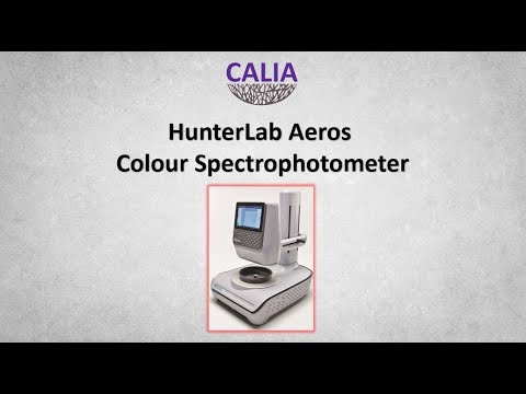 Hunterlab Aeros Colour Spectrophotometer Introduction - YouTube