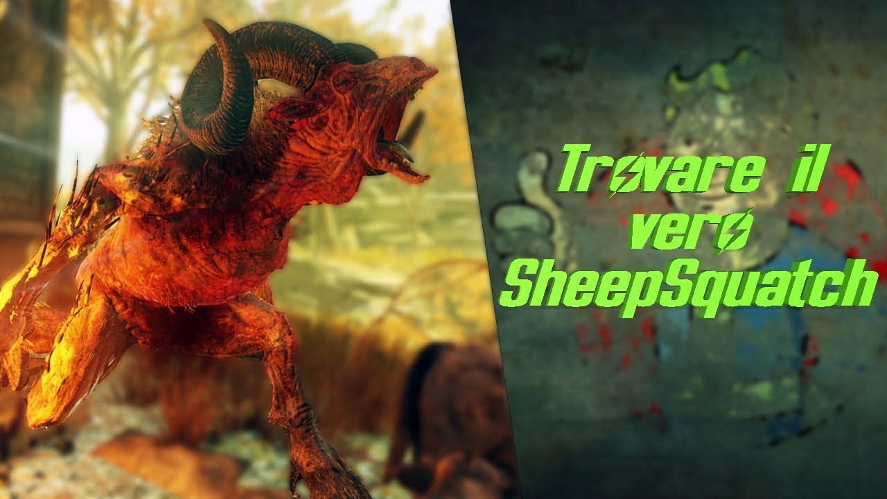 Abbiamo Trovato il vero SHEEPSQUATCH - Fallout 76 NUOVI CONTENUTI DLC ...