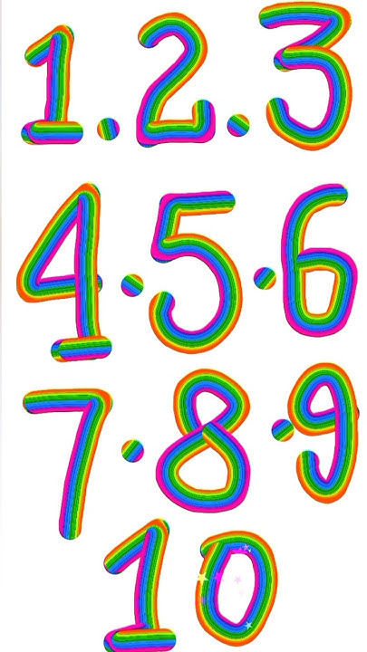 1 to 10 counting number, one two three counting #counting #numbers # ...