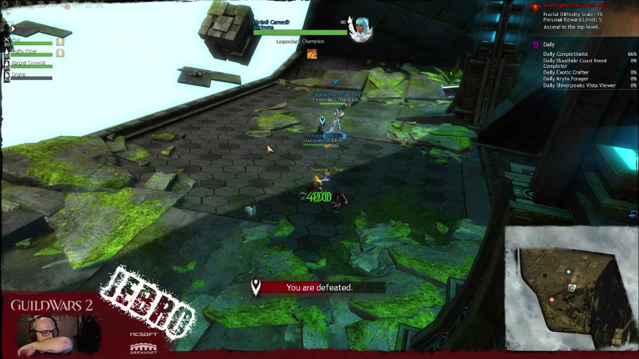 PVE & Fractals make me go... tearful :D - Guild Wars 2 - Jebro gets ...