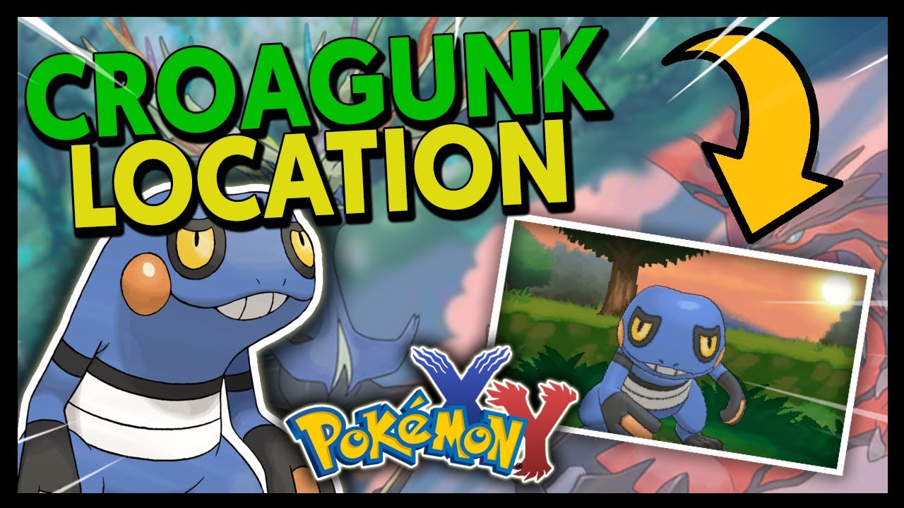 WHERE TO FIND CROAGUNK ON POKEMON X AND Y - YouTube