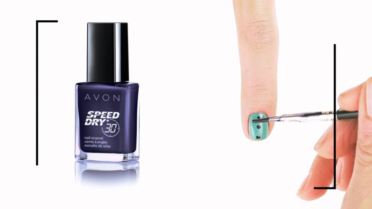 AVON nail art tutorial - YouTube