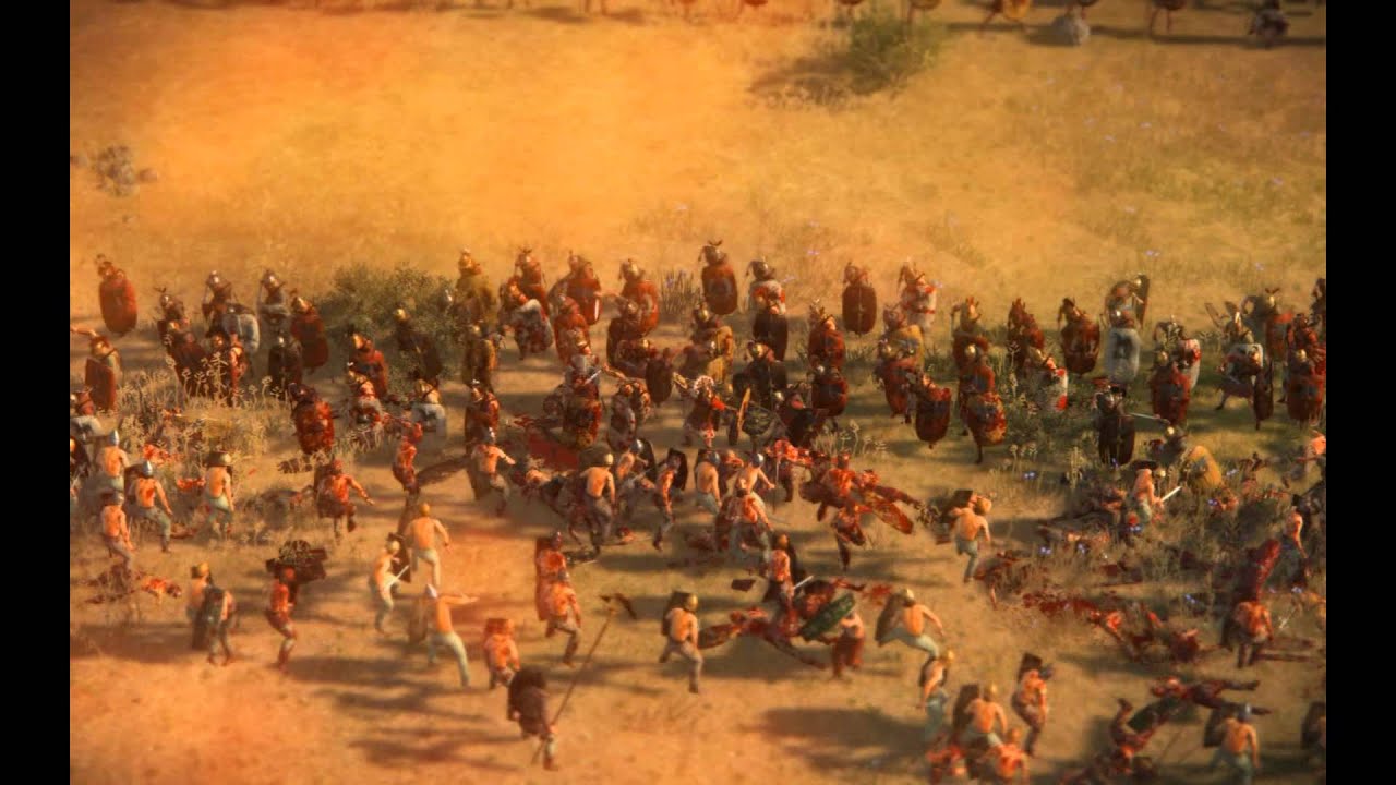 Battle of Allia river 388 bC (rome 2 total war) cinematic battle - YouTube