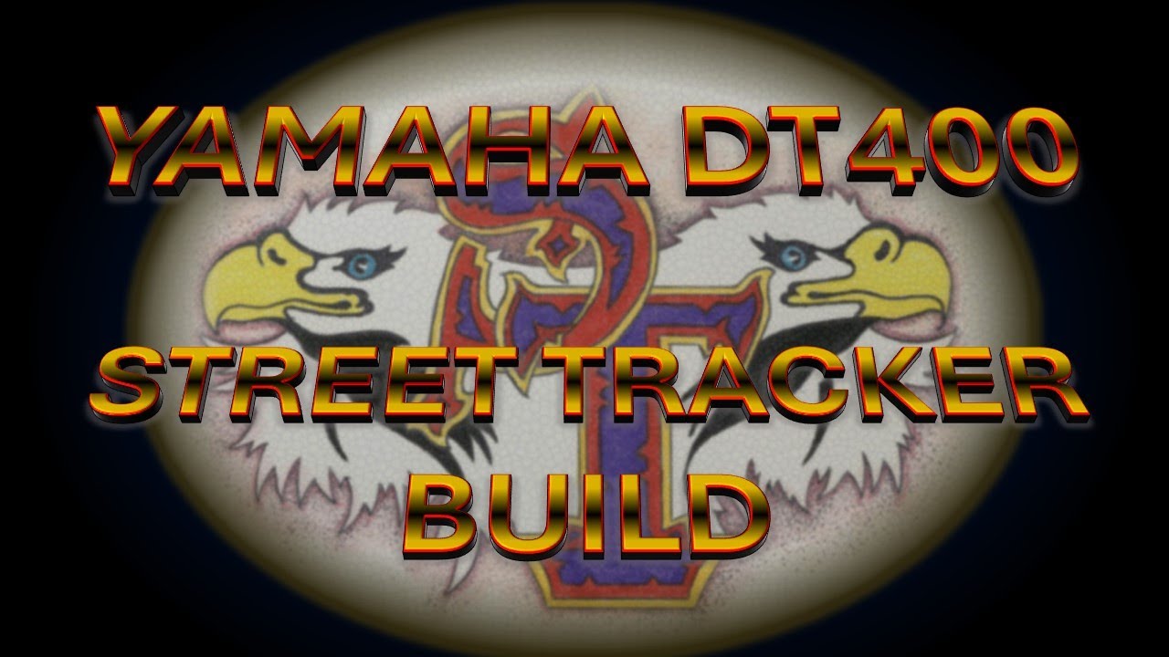 1975 Yamaha DT400 STREET TRACKER BUILD - YouTube