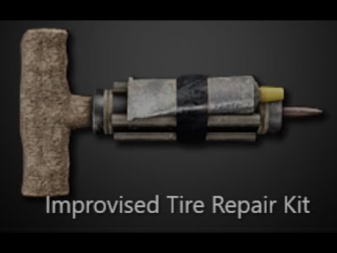 SCUM New Player Item Crafting and How to Use It! Tire Repair Kit and ...