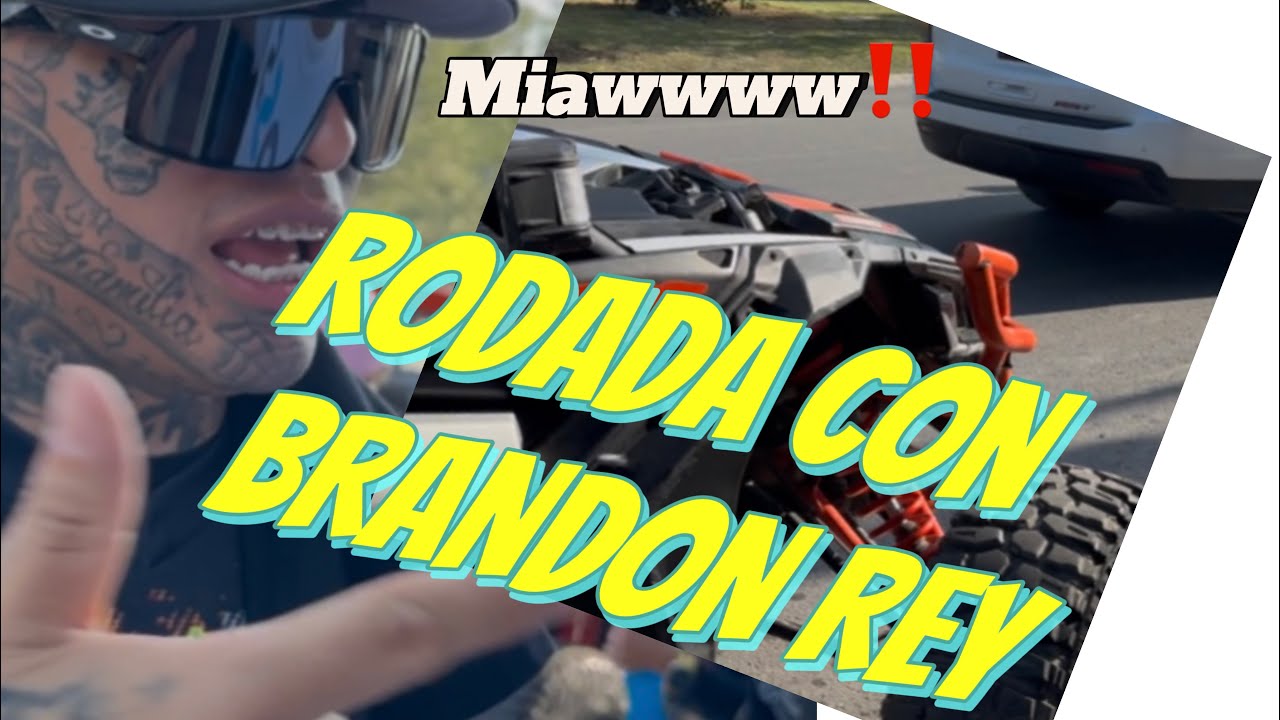 RODADA CON BRANDON REY Y EL COMPA RIVAS🤩‼️ | Carrera de Mustang vs Mi ...