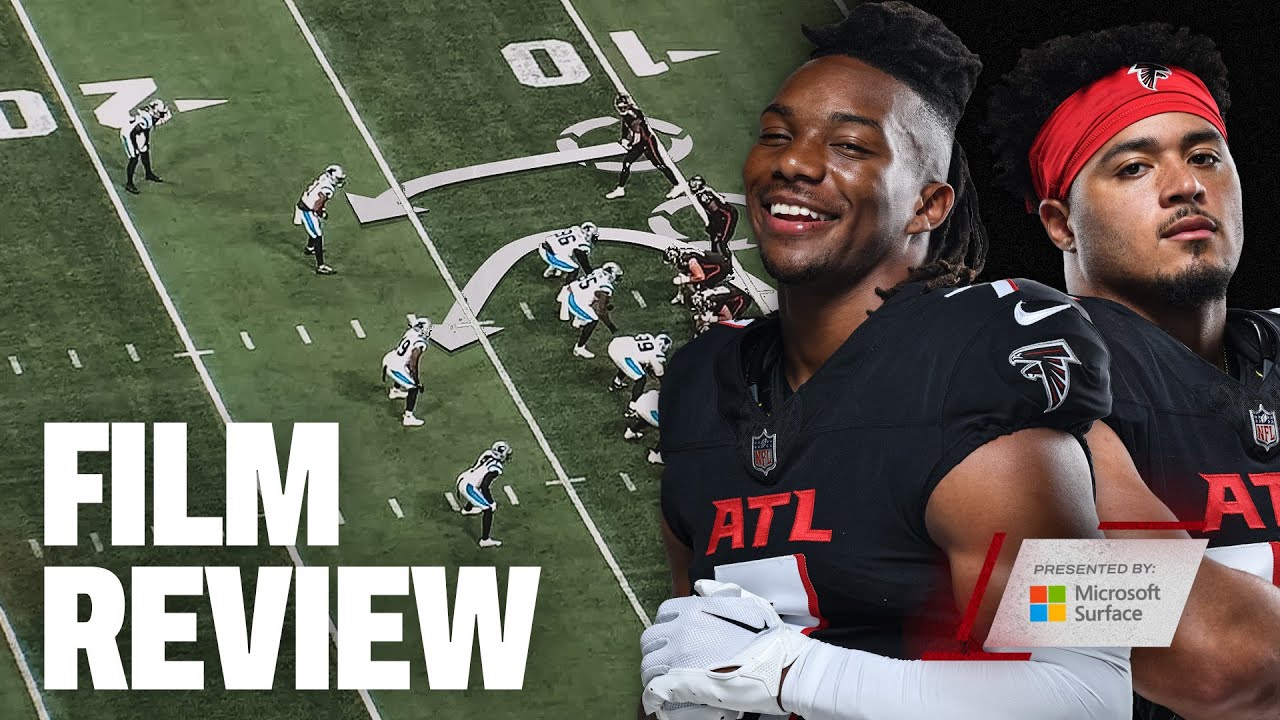 Breaking down Bijan Robinson and Tyler Allgeier's big run game | Film ...