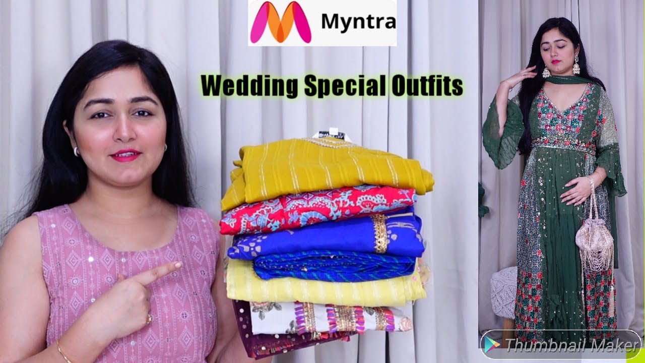 Myntra Heavy Embroidered Kurta Set Haul || After Wedding Outfits For ...