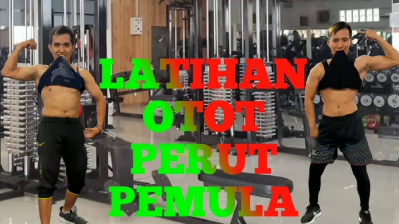 Cara Latihan Otot Perut Pemula Di Gym - YouTube
