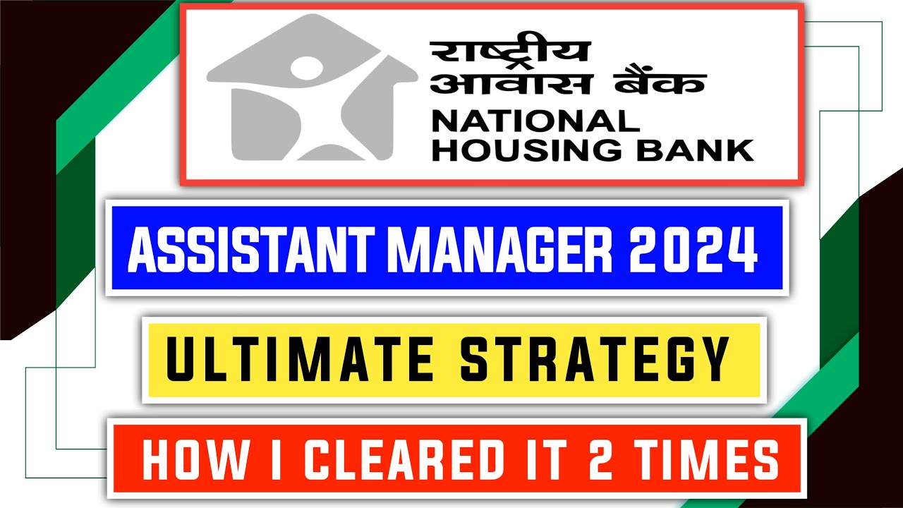 Ultimate Strategy Of NHB Assistant Manager 2024 - YouTube