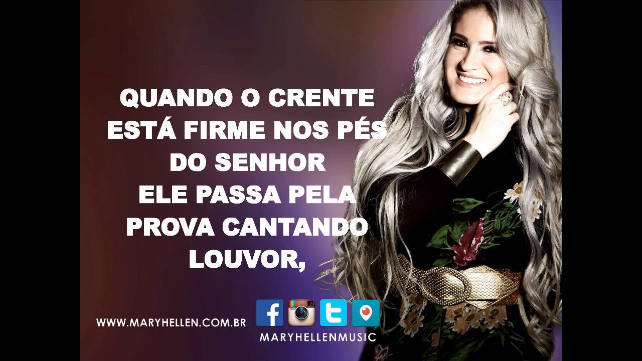 Vou seguir - Playback - Mary Hellen Bitencourt (Com letra) - YouTube