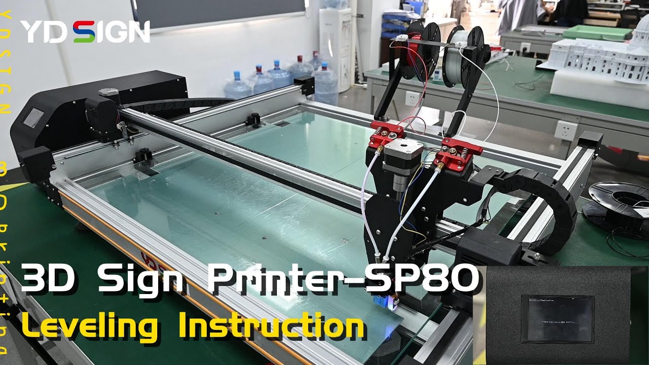 3D Sign Printer-SP80 Type Leveling Instruction#3dprinter #levelingguide ...