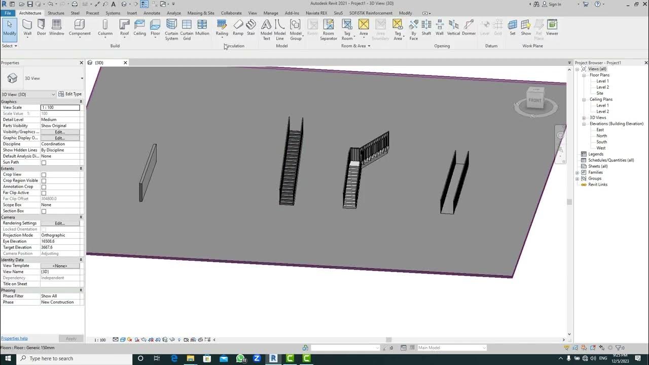 Revit Create Rails - YouTube