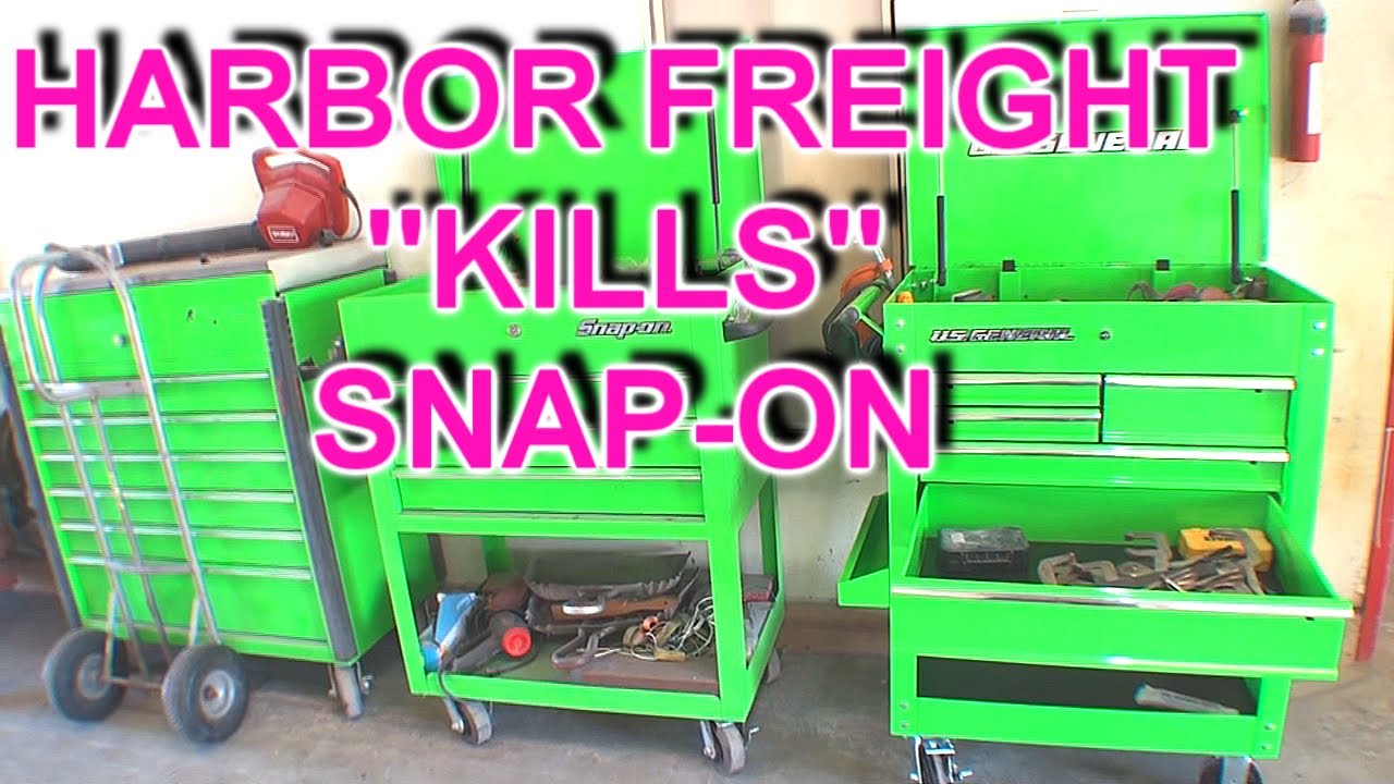 Harbor Freight Kills SNAP-ON - Extreme Fail Tool BOX Review - YouTube