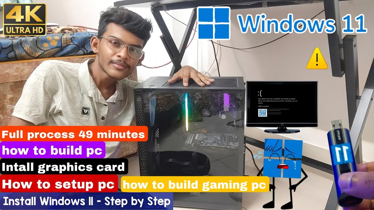 Complete PC Setup Guide: Build, Clean, Install Windows 11 & GPU – Step ...