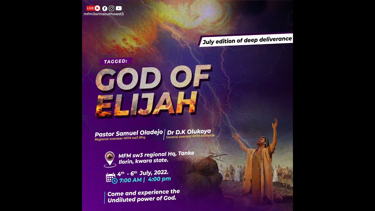 DEEP DELIVERANCE- DAY THREE (Morning session) @mfmilorinsouthwest3 ...