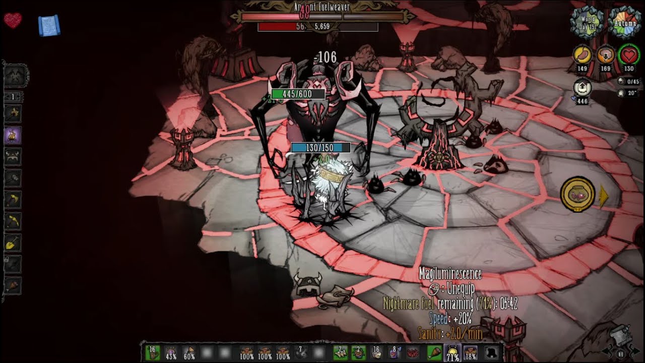 Wendy vs Ancient Fuelweaver solo - Don't Starve Together - YouTube