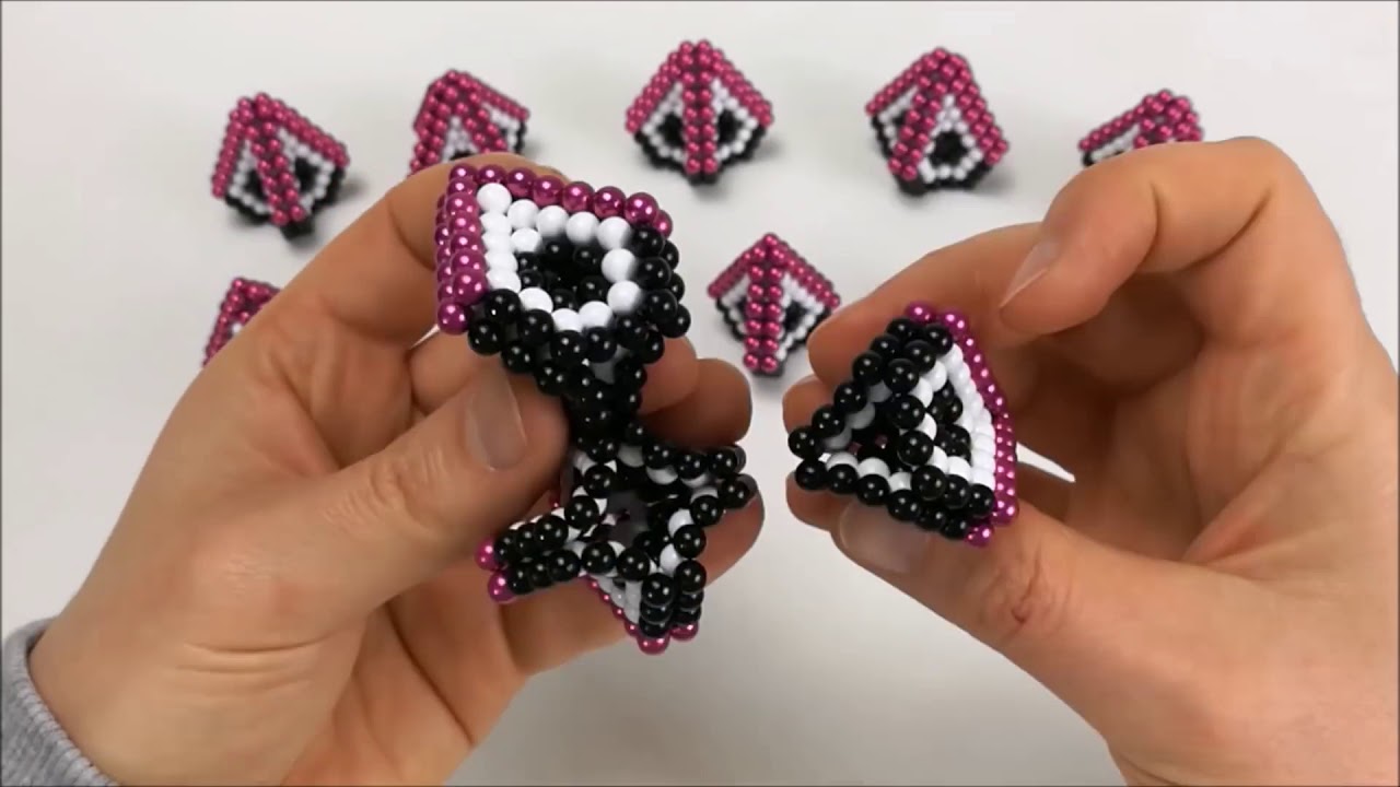 Tesseract Set , 864 Colorful Magnetic Balls _ Magnetic Games.mp4 - YouTube