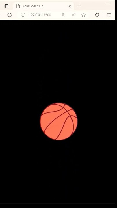 Basketball using html and Css #shorts - YouTube