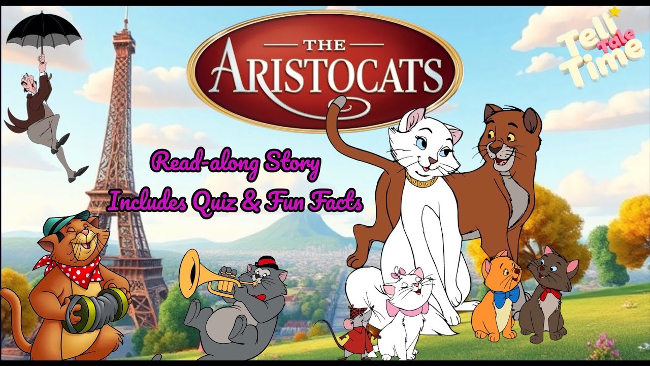 Read-along Kid's Story | Disney | The Aristocats | Includes Quiz & Fun ...