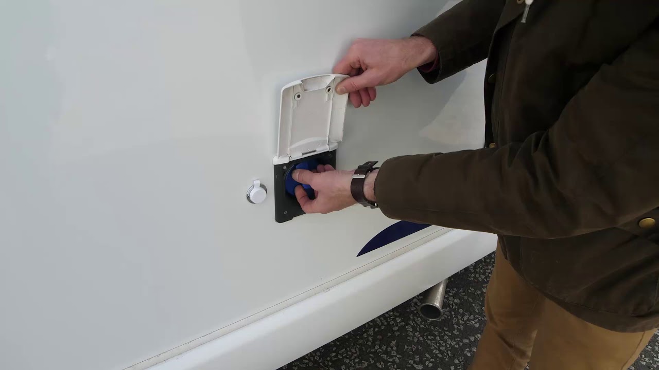 22 Water Fill Point & Electrical Hookup Briefing - Motorhome Escape ...