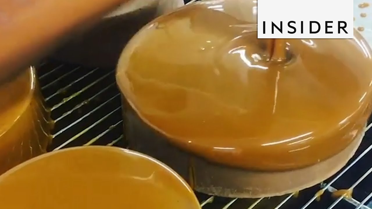 Glazing Cakes - YouTube