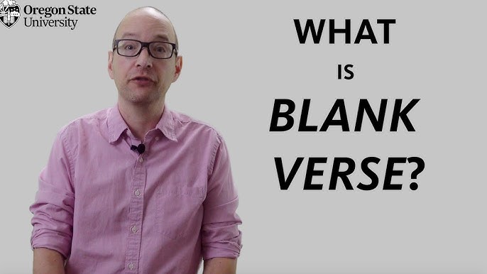 Blank Verse Examples
