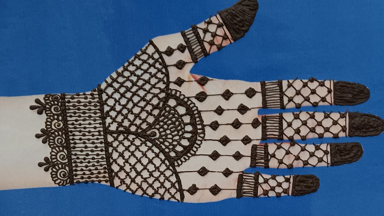 Mehndi design Simple|| Easy Mehandi Lagane Ka Tarika||Full Hand Mehndi ...