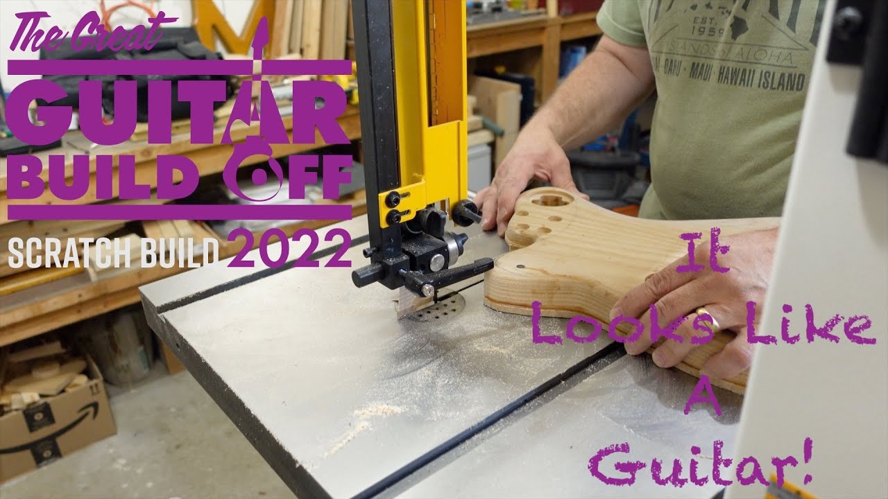 The Great Guitar Build Off 2022 Part 32 - It Looks Like A Guitar Again ...