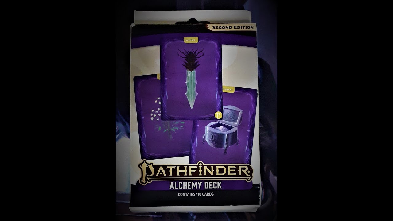 Alchemy Deck Unboxing and Review [Pathfinder 2nd Edition] - YouTube