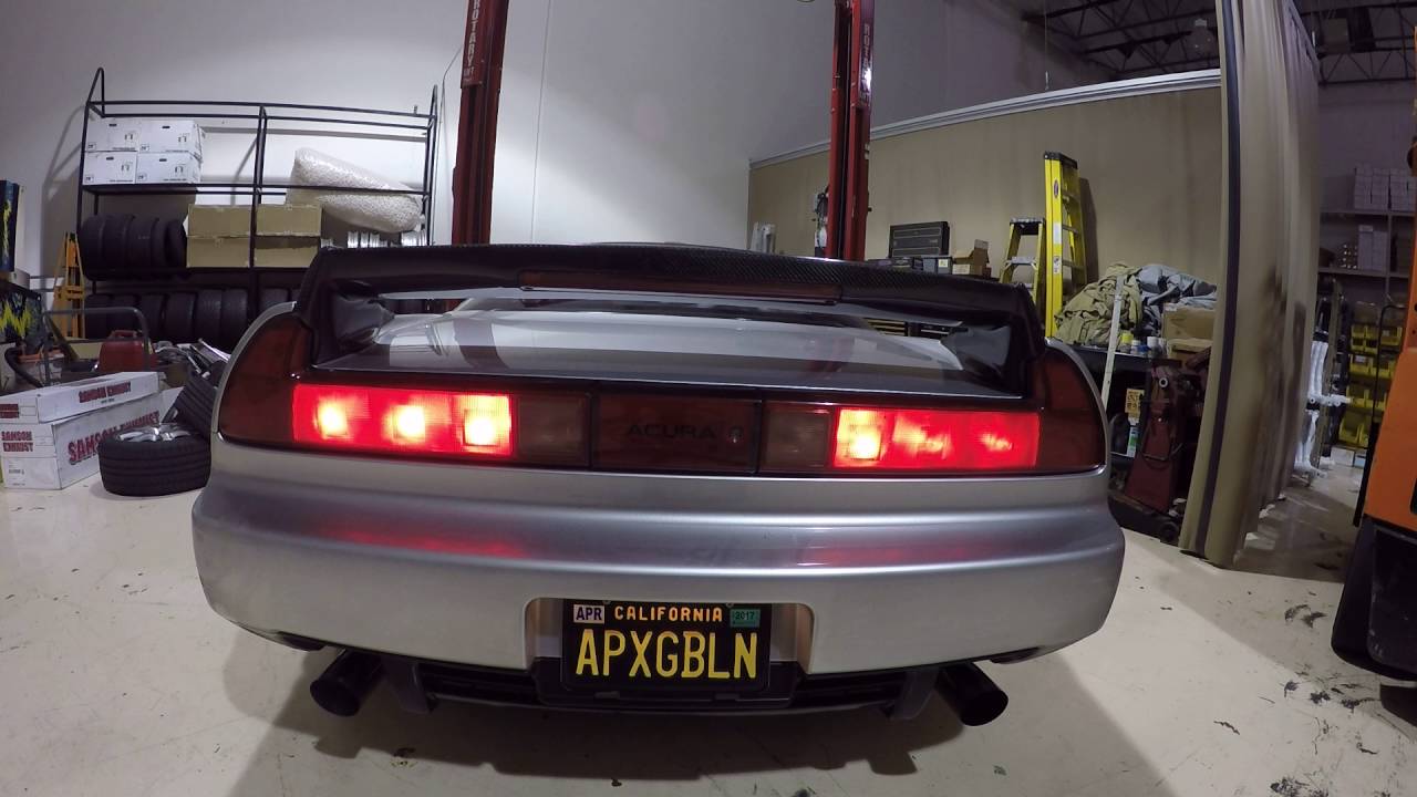 1992 NSX revs pride lightweight exhaust comptech headers manzo test ...