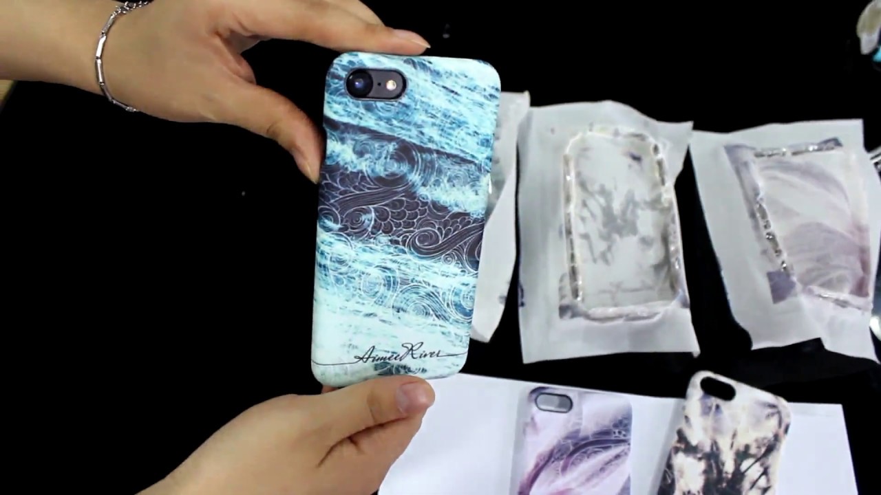 3D Sublimation Blank Film Phone Case Printing Process - YouTube
