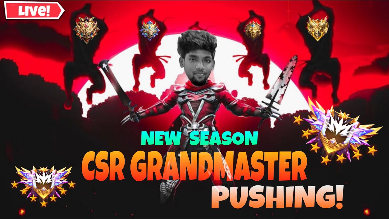 🎯 cSr Grandmaster pushing| Playing Squad |Squad | Streaming with Turnip ...