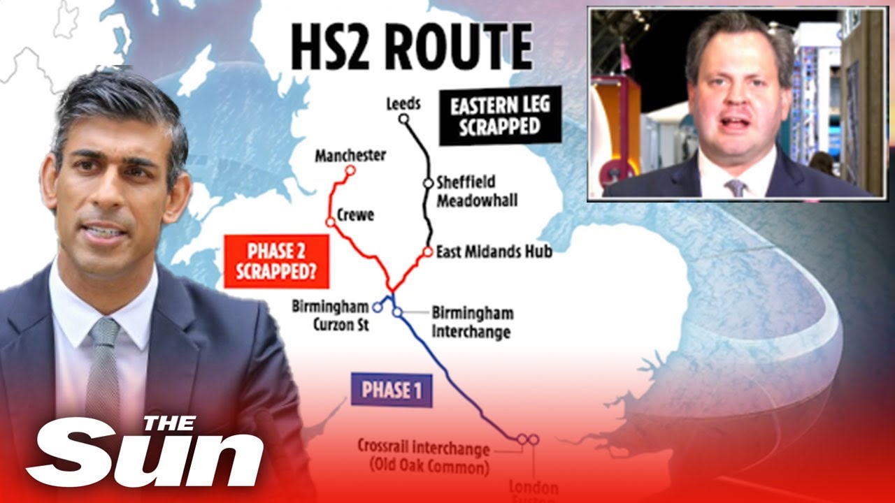 The Sun's Harry Cole reacts as Rishi Sunak says HS2 costs have ...