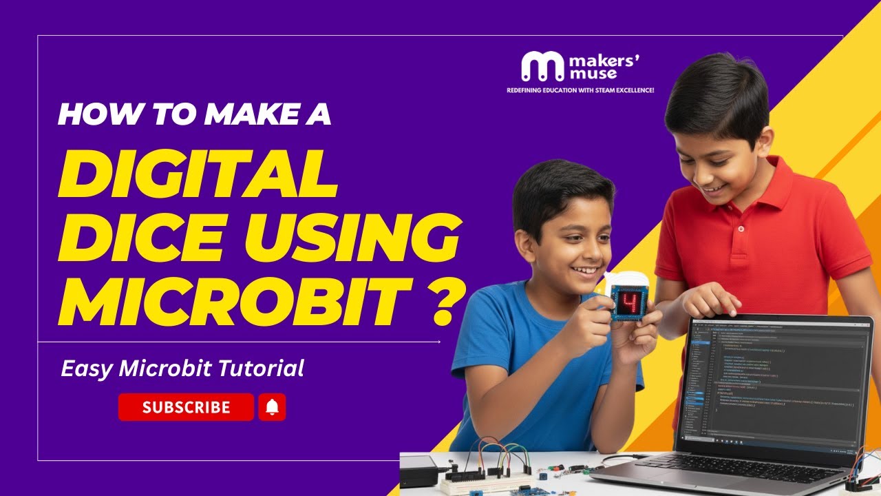 How to Make a Digital Dice Using Microbit ? | Easy Microbit Tutorial | @makersmuse_stemeducation ...