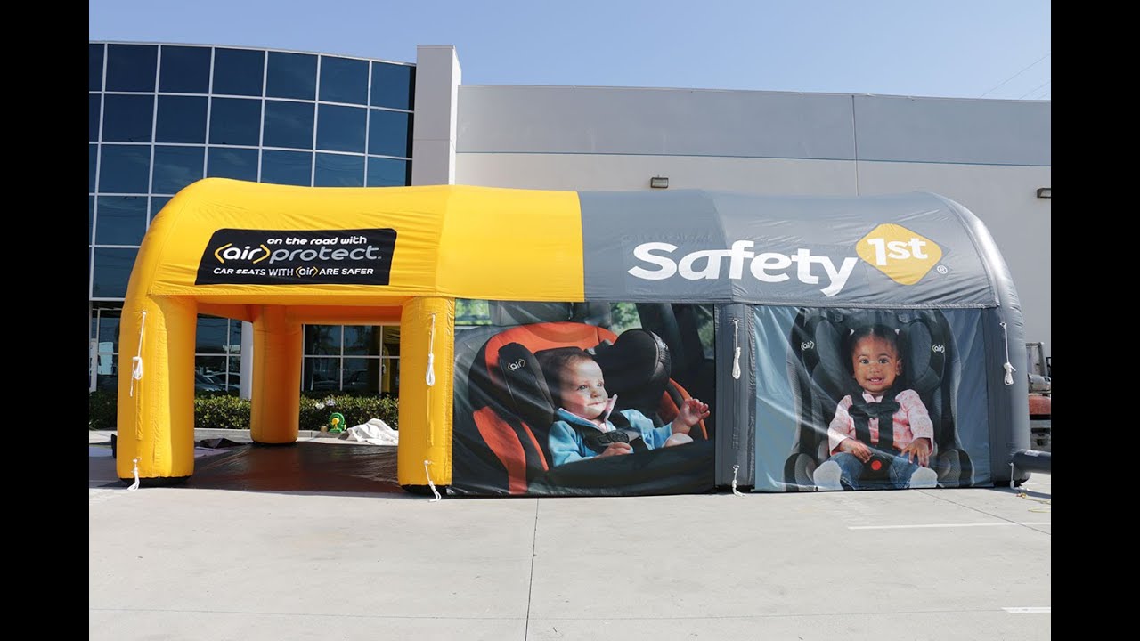 Safety 1st Inflatable Tunnel Tent Set Up - YouTube