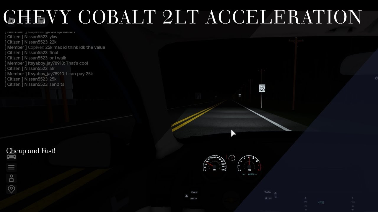 Chevrolet Cobalt 2LT Acceleration in Central Kansas - YouTube