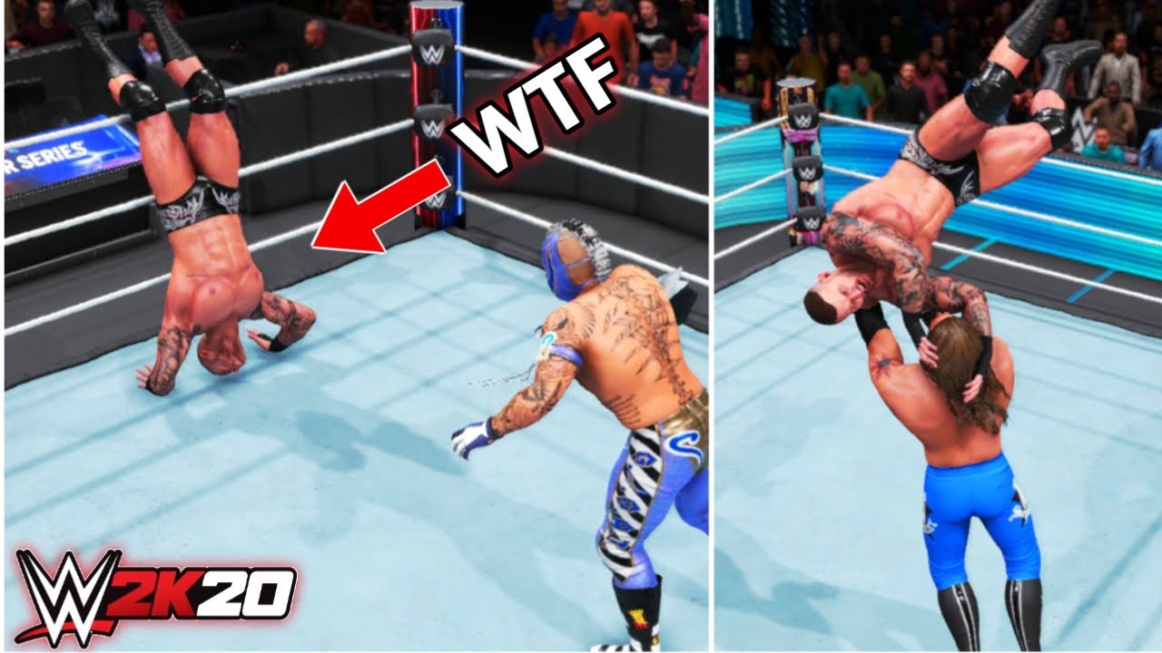 WWE 2K20 10 Best RKO/Cutter Variations - YouTube