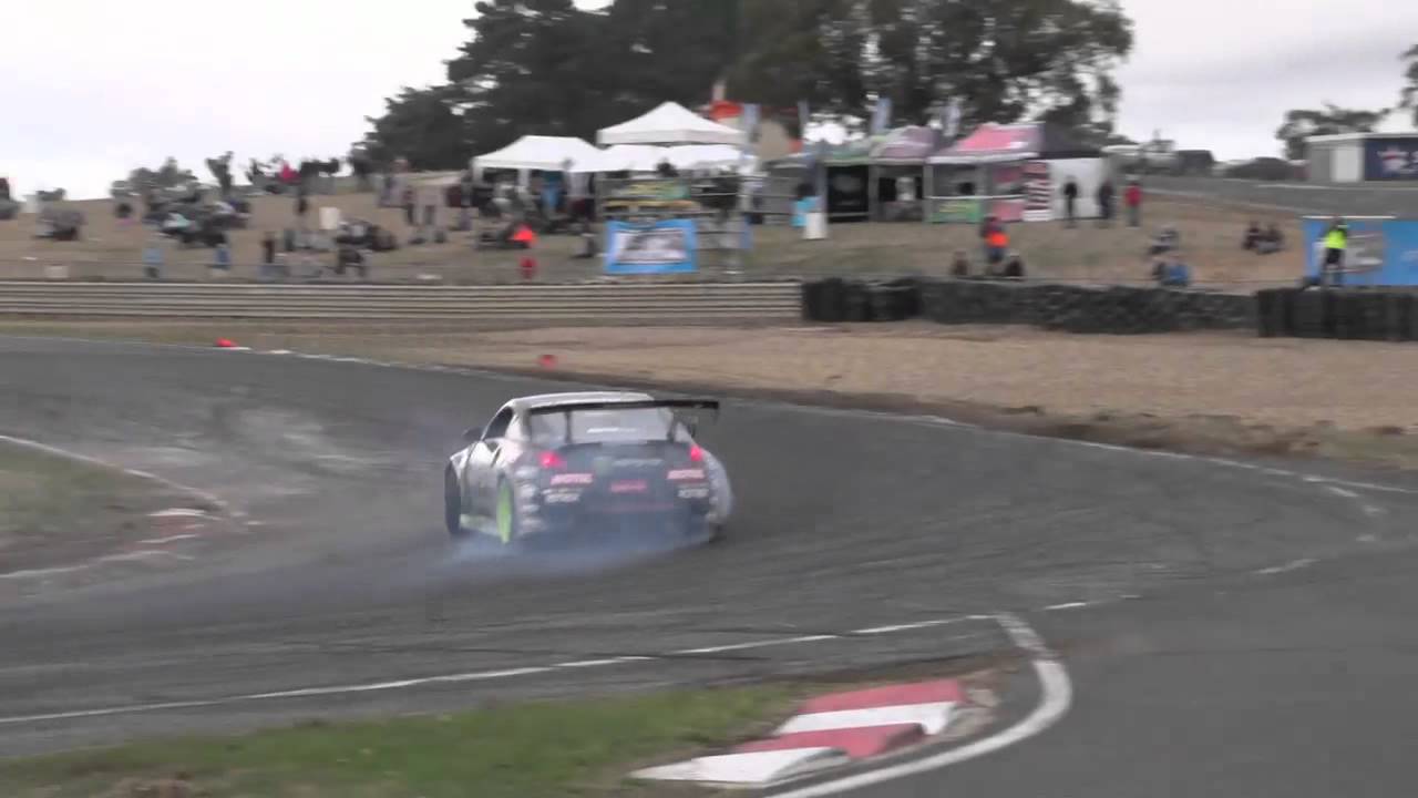 ADGP Round 1 - Rob Whyte 2nd place qualifying run - Monster Energy 350Z ...
