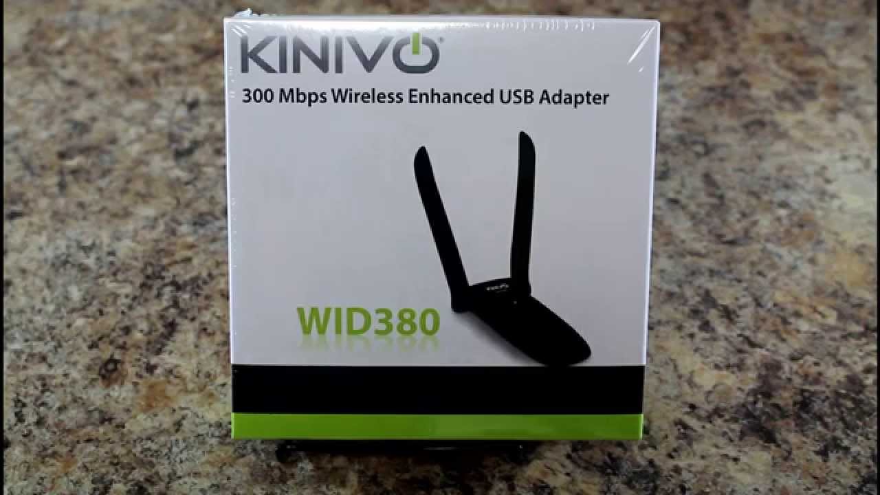 Review: Kinivo WID380 Wireless 300MBPS Enhanced USB Adapter - YouTube