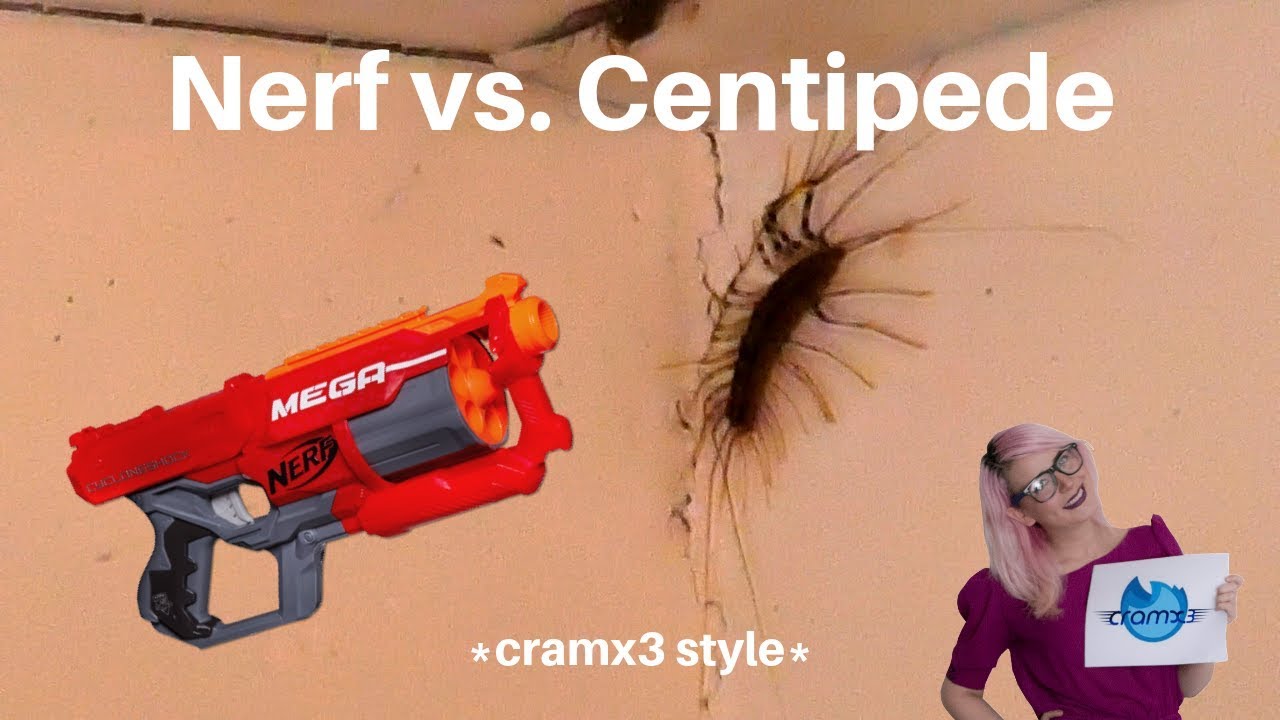 Nerf Gun vs Centipede Volume 6 *cramx3 style* - YouTube