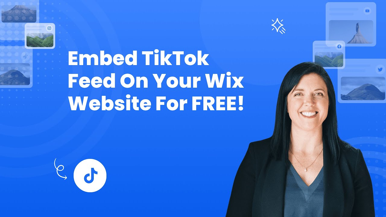 How to embed TikTok feed on Wix? - YouTube