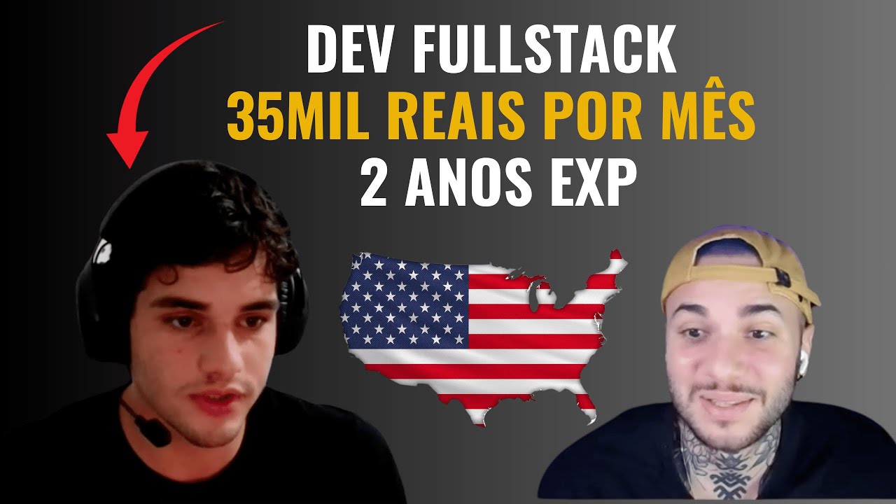 SALÁRIO DE 6MIL DOLARES 🇺🇸 com 2 anos exp como dev fullstack - YouTube