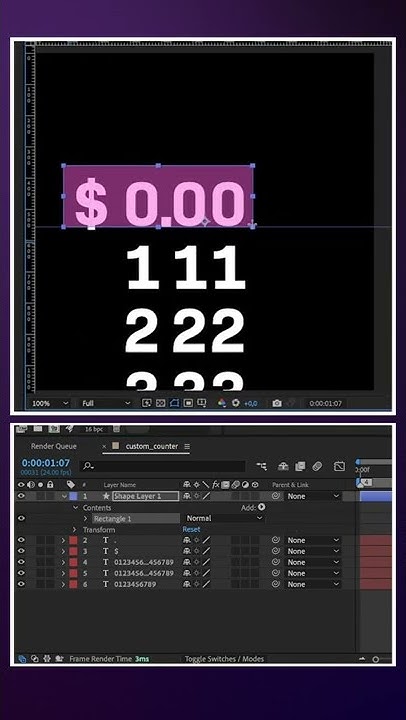 Custom Counter Animation | After Effects Tutorial - YouTube