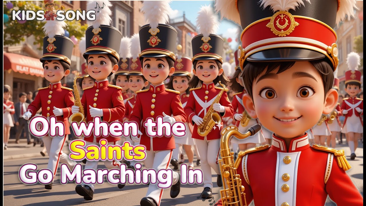 Oh When the Saints Go Marching In 🎺 | Kids Song & Sing Along - YouTube