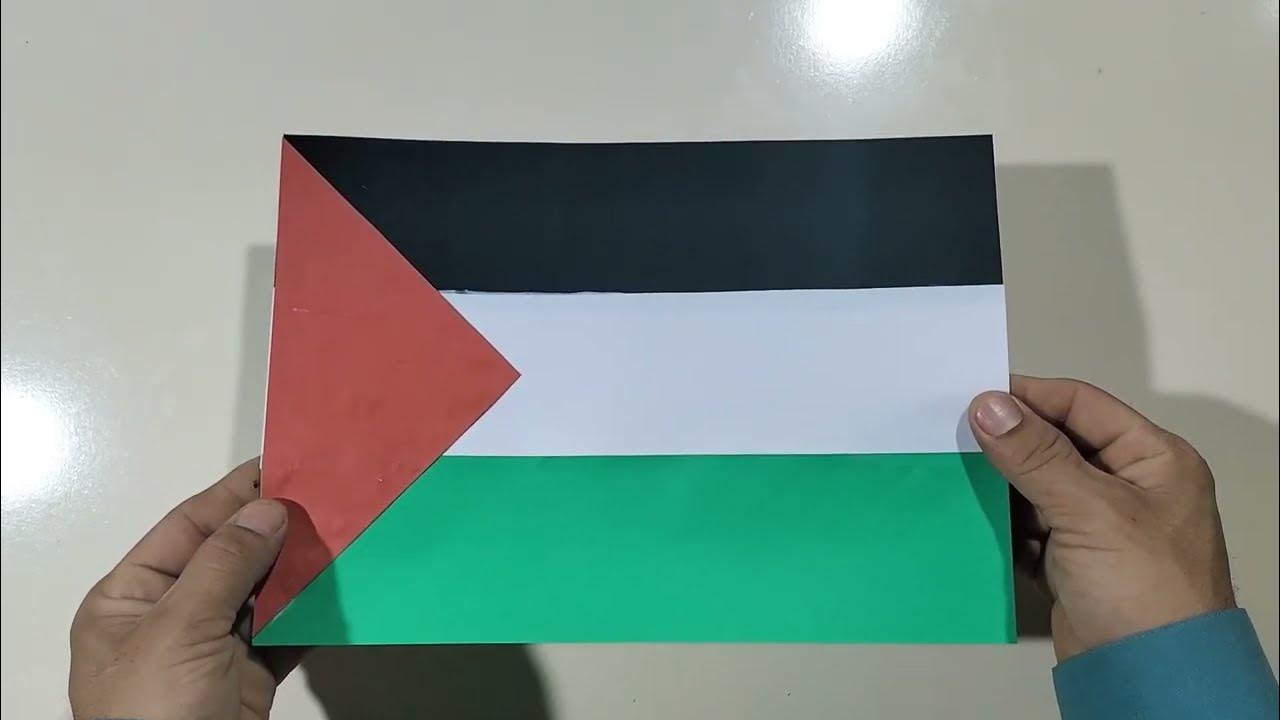 How to Fold an Origami Palestine Flag - YouTube
