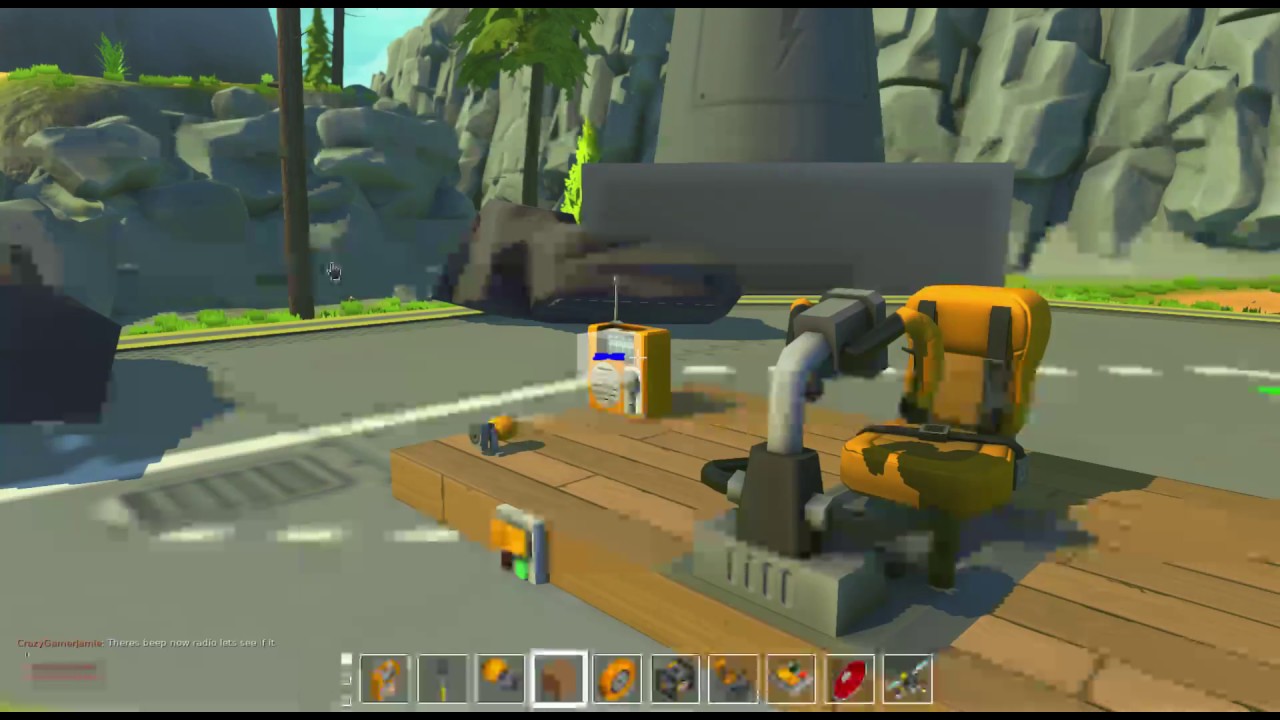 How to accses switches/buttons in a seat (Scrap Mechanic) - YouTube